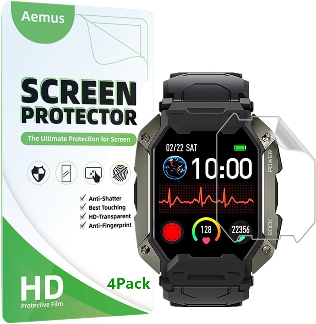 Amazon.com: CARBINOX Tempered Glass Screen Protector Compatible for ...