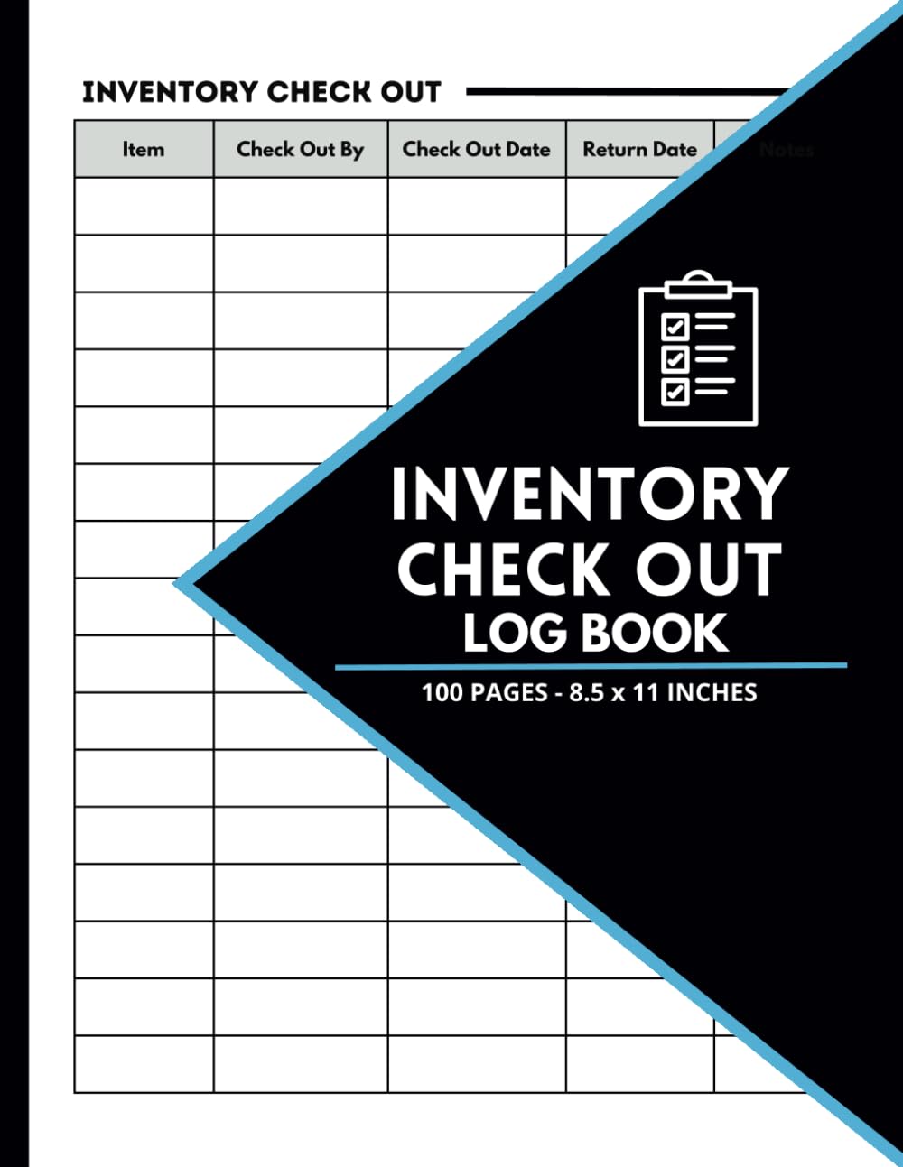 Amazon.com: Inventory Check Out Forms: Log Book For Every Business to ...