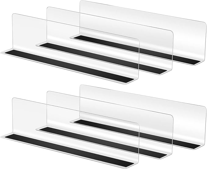 Amazon.com: Baluue 6Pcs Plastic Shelf Dividers with Magnetic, Closet ...