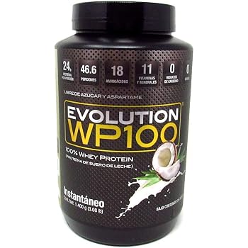 Proteína WP100 Sabor Coco 1400g. Evolution: Amazon.com.mx: Salud ...