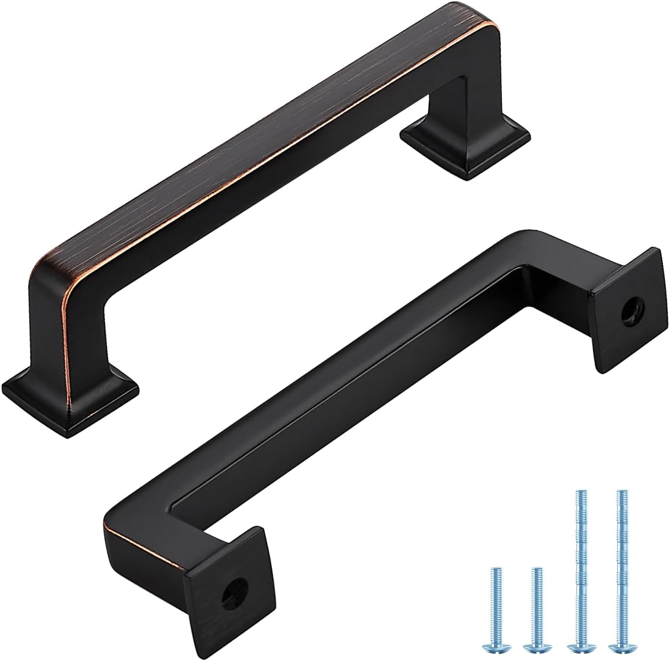 Ravinte Hardware Kitchen Cabinet Handles 3-3/4 Inch Cabinet Pulls Oil ...