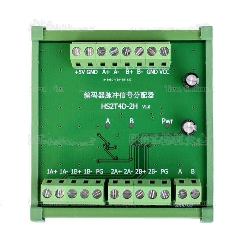 Encoder Pulse Signal Splitter Distribution Module TTL/RS422 Signal 1 to ...
