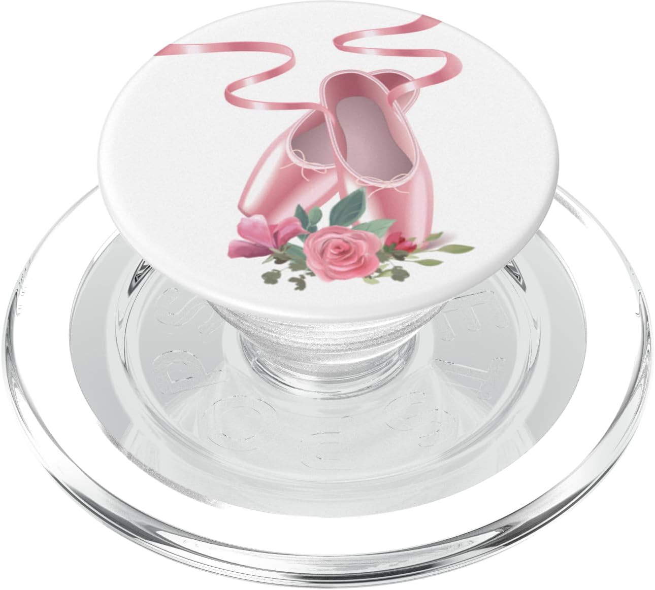 Amazon.com: Ballet Pointe Shoes and Roses Pop Socket for Dancers ...
