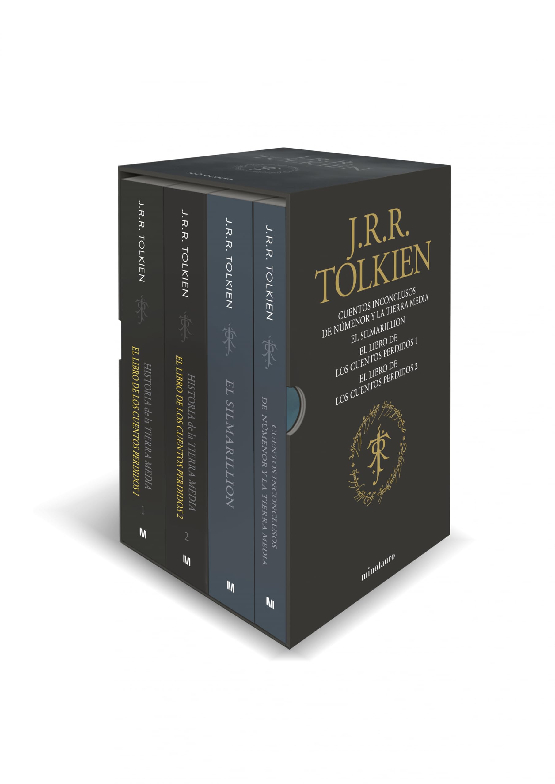 Estuche Tolkien 2 (Silmarillion, Cuentos Inconclusos, Hª Tierra Media 1 ...