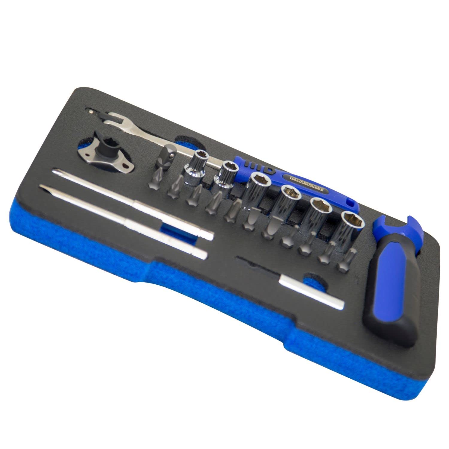 Pro-Lift Palm Ratchet Kit - 24 PCS 72-Tooth Ratcheting Wrench Set with ...