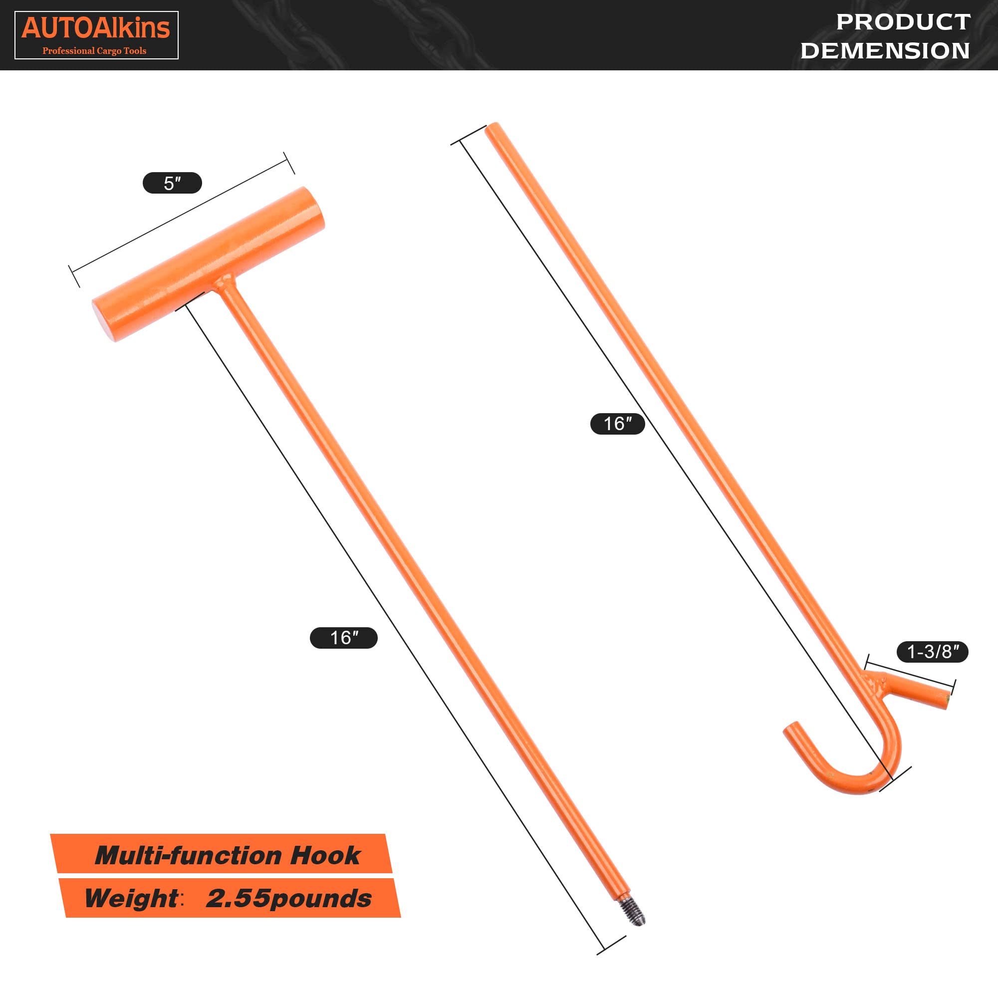 Snapklik.com : AUTOAlkins Heavy Duty 5th Wheel Pin Puller