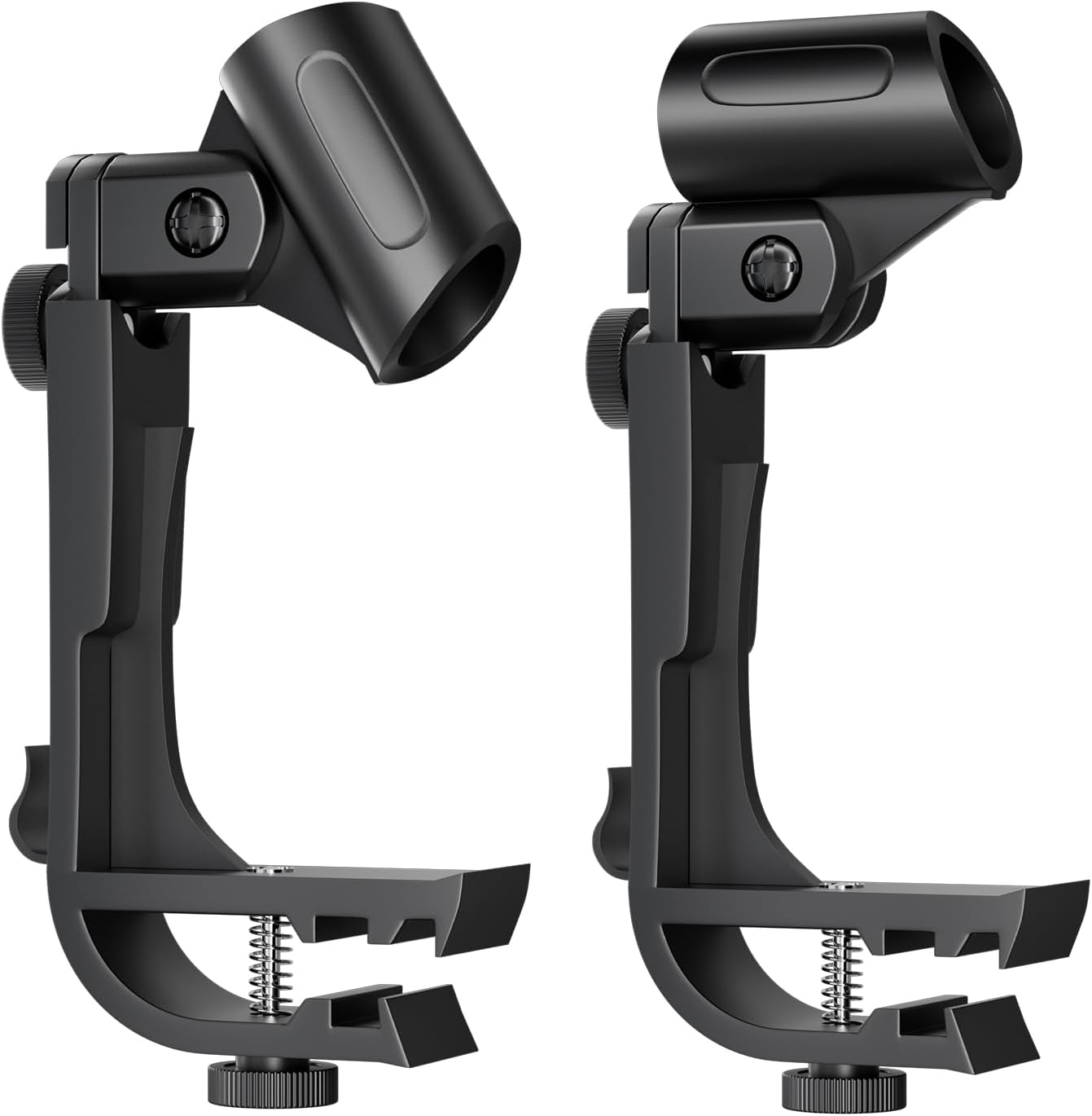 Amazon.com: FameFame 2 Pack Drum Microphone Clip, Adjustable Drum Rim ...