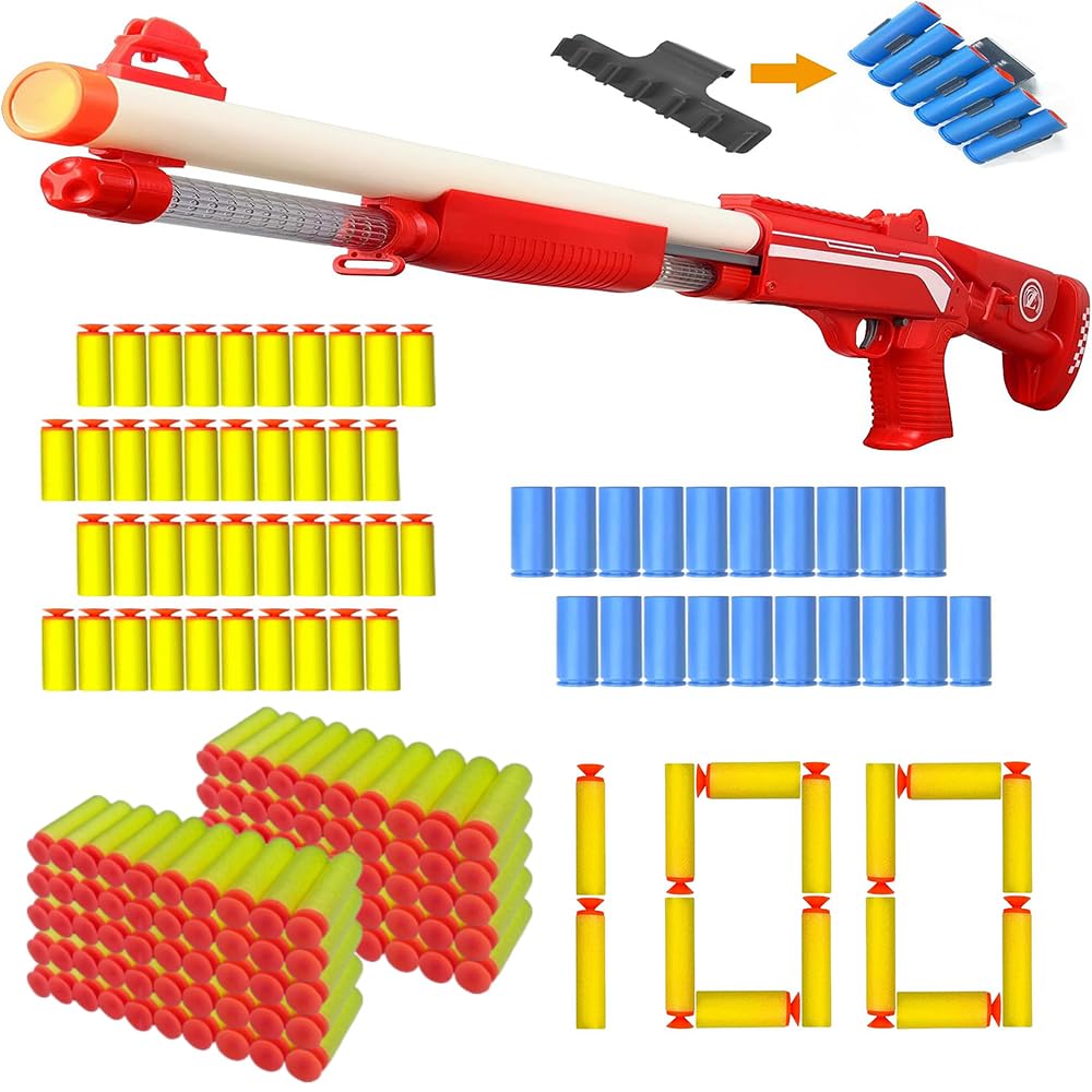 Amazon.com: AGM MASTECH Shell Ejection Toy Rifle Lever Action Shotgun ...