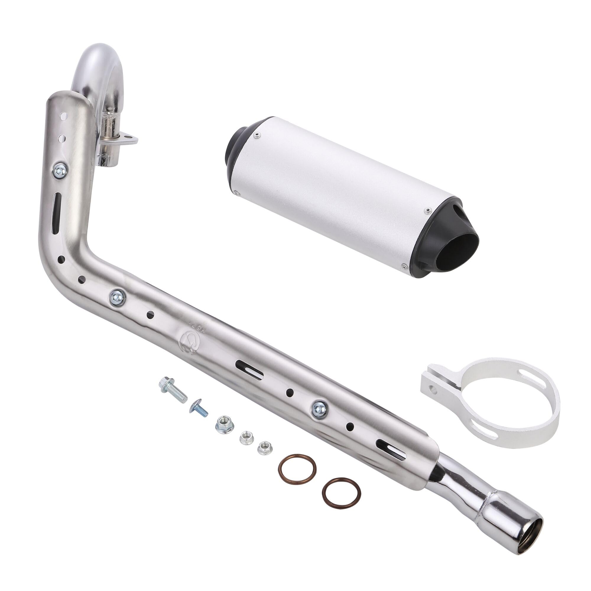 Amazon.com: SLTY High Performance Exhaust Muffler Silencer Pipe ...