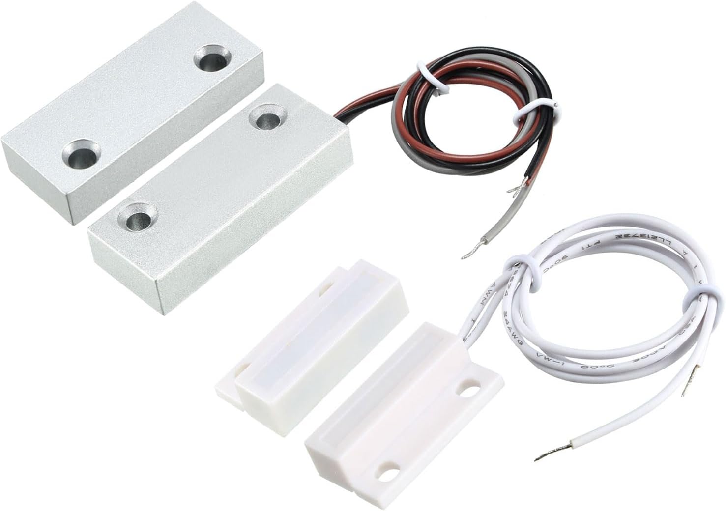 Amazon.com: MECCANIXITY Wired Contact Sensor, MC-38 NC and MC-52 NC/NO ...