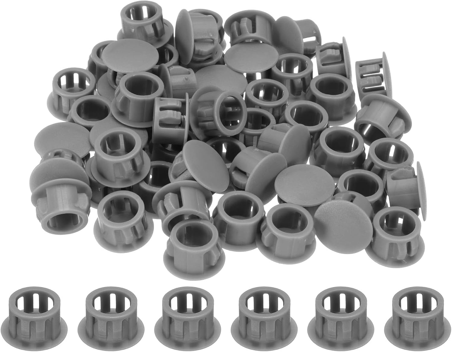 Amazon.com: uxcell 100pcs Nylon Plastic Hole Plugs, 1/2"(13mm) Round ...