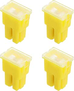 VGOL 4 pieces Fuse Female Terminal Case 32V 60A Push Fit Cartridge Fuse ...