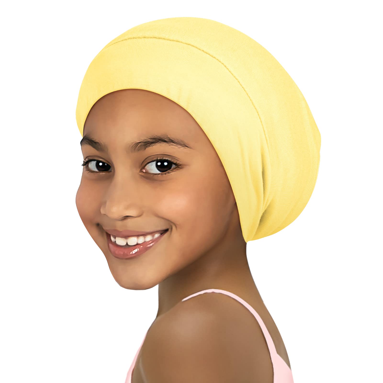 Snapklik.com : Kids Satin Bonnets For Girls Sleeping: Adjustable For 1 ...
