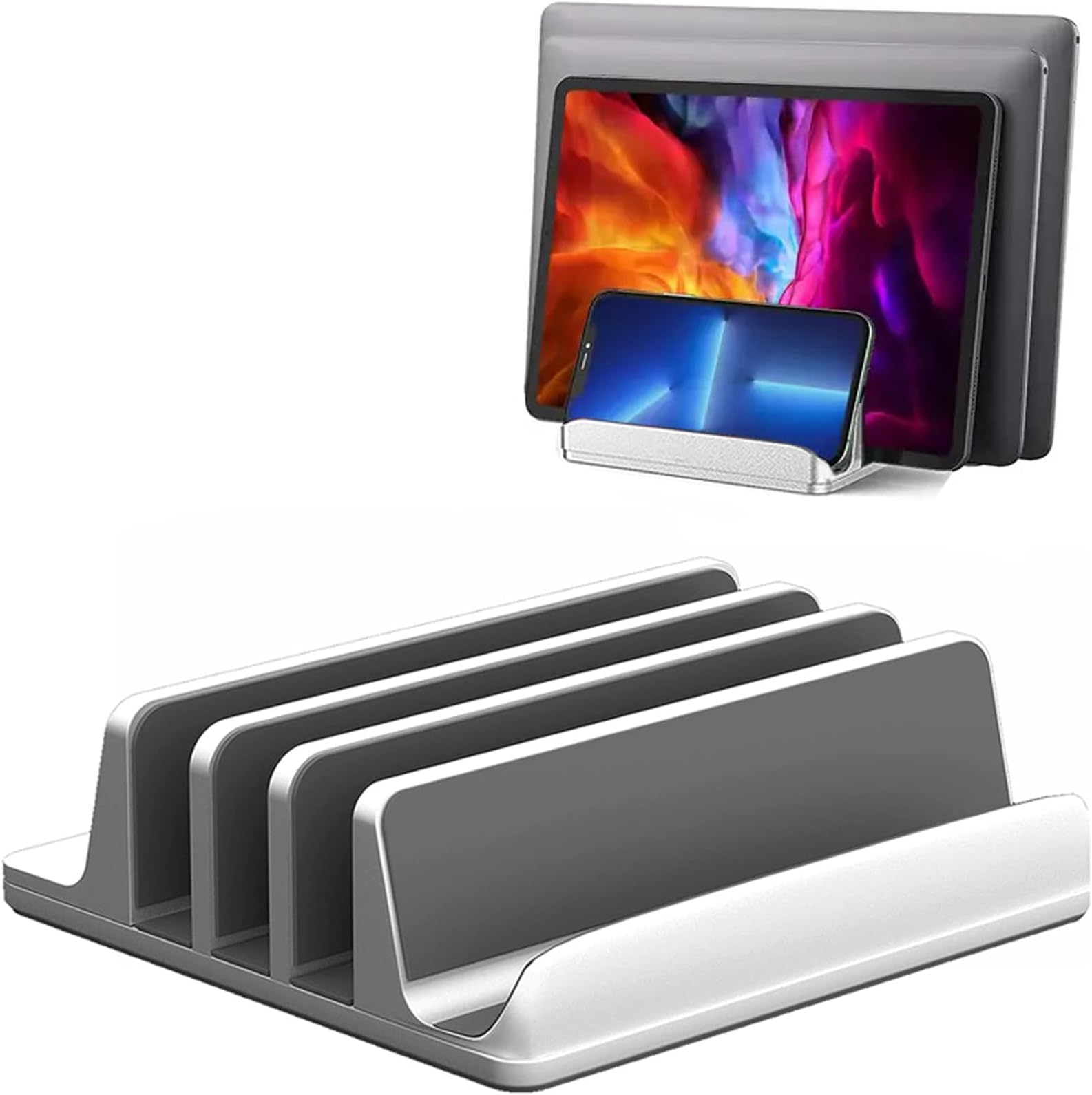 Amazon.com: Multiple Laptop Holder Vertical – Adjustable Laptop ...