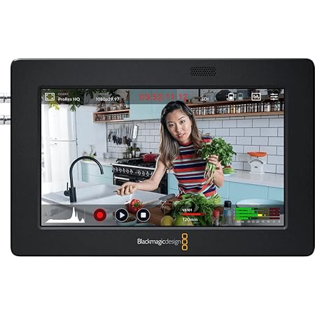 Amazon.com : Blackmagic Design Video Assist 4K, 7" High Resolution ...