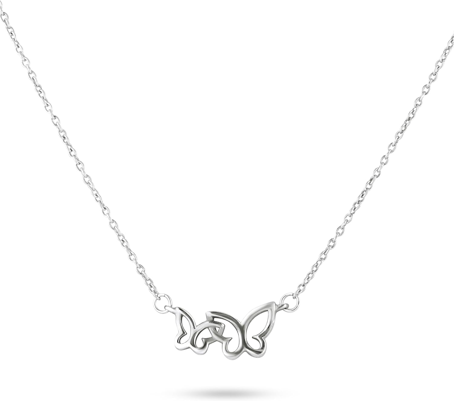 Heather Needham Duo Open Butterfly Necklace for Women in 925 Sterling ...