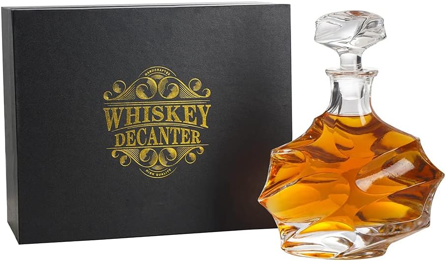 Amazon.com | FURSARCAR Whiskey Gifts for Men Dad, Crystal Whiskey ...