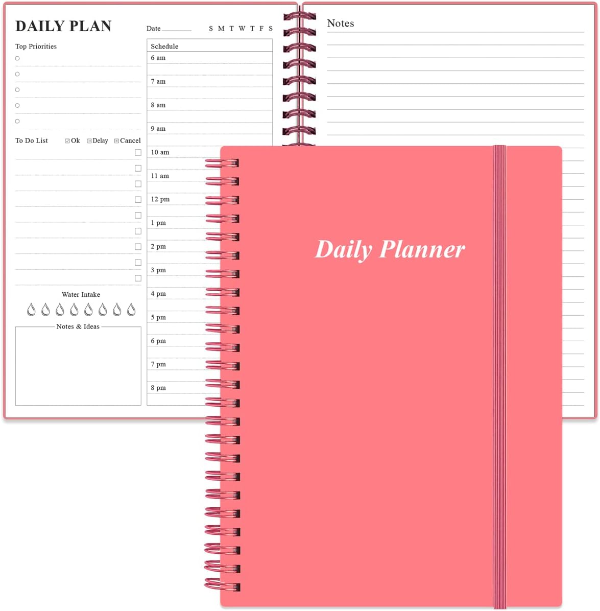 Amazon.com : Weekly Planner Undated, Weekly Goals Schedule Planner with ...