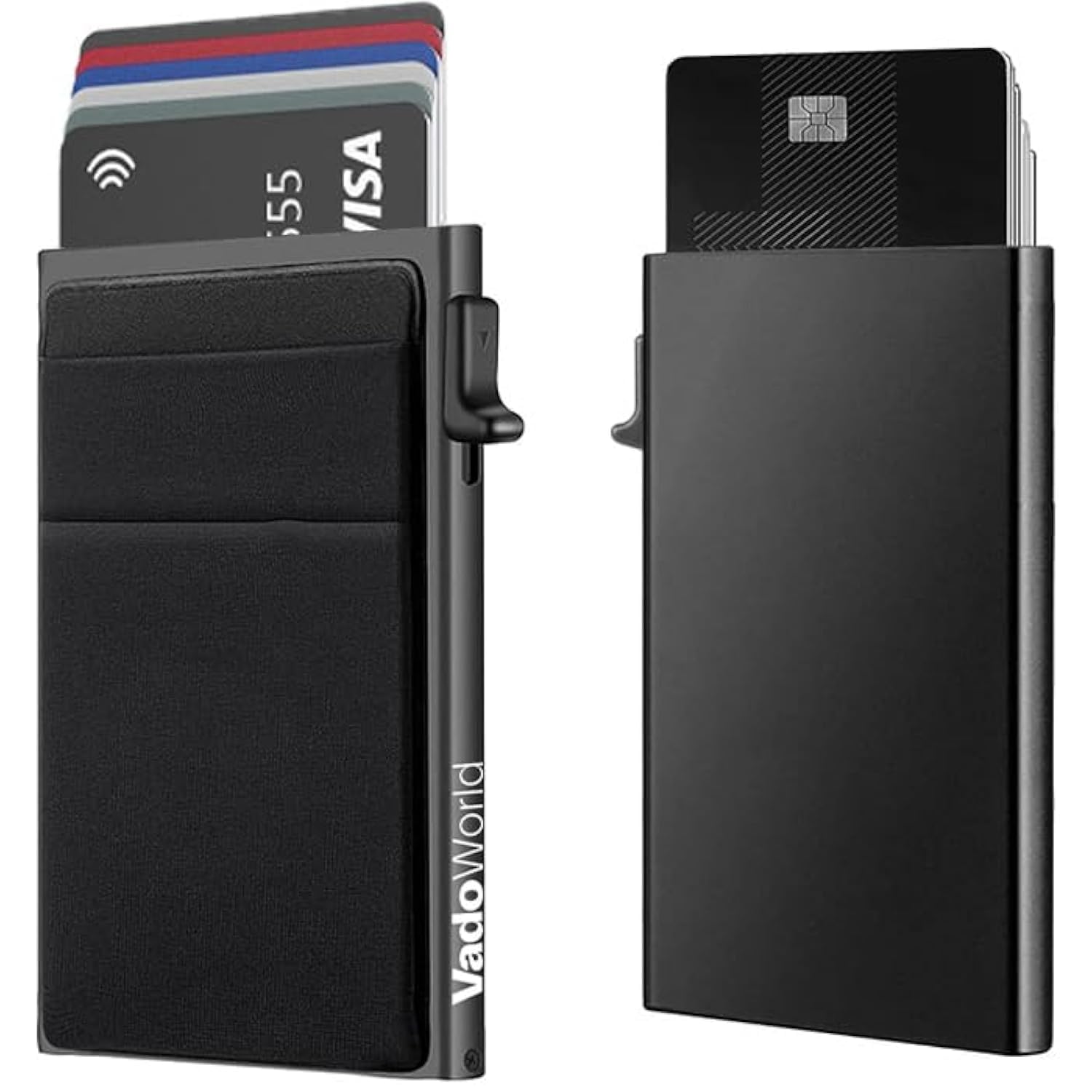Amazon.com: vadoworld Slim Card Holder Wallet, Credit Card Organizer ...