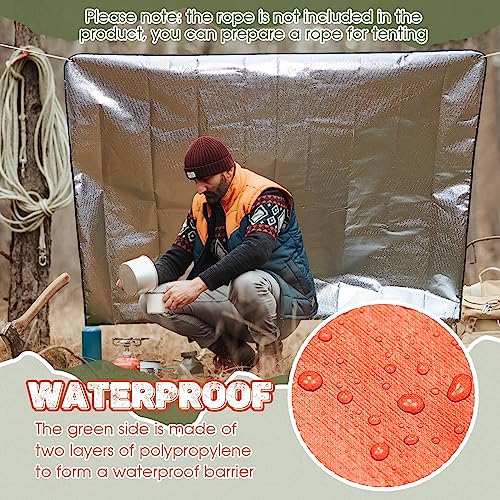 Snapklik.com : Heavy Duty Emergency Blankets For Survival Insulated ...