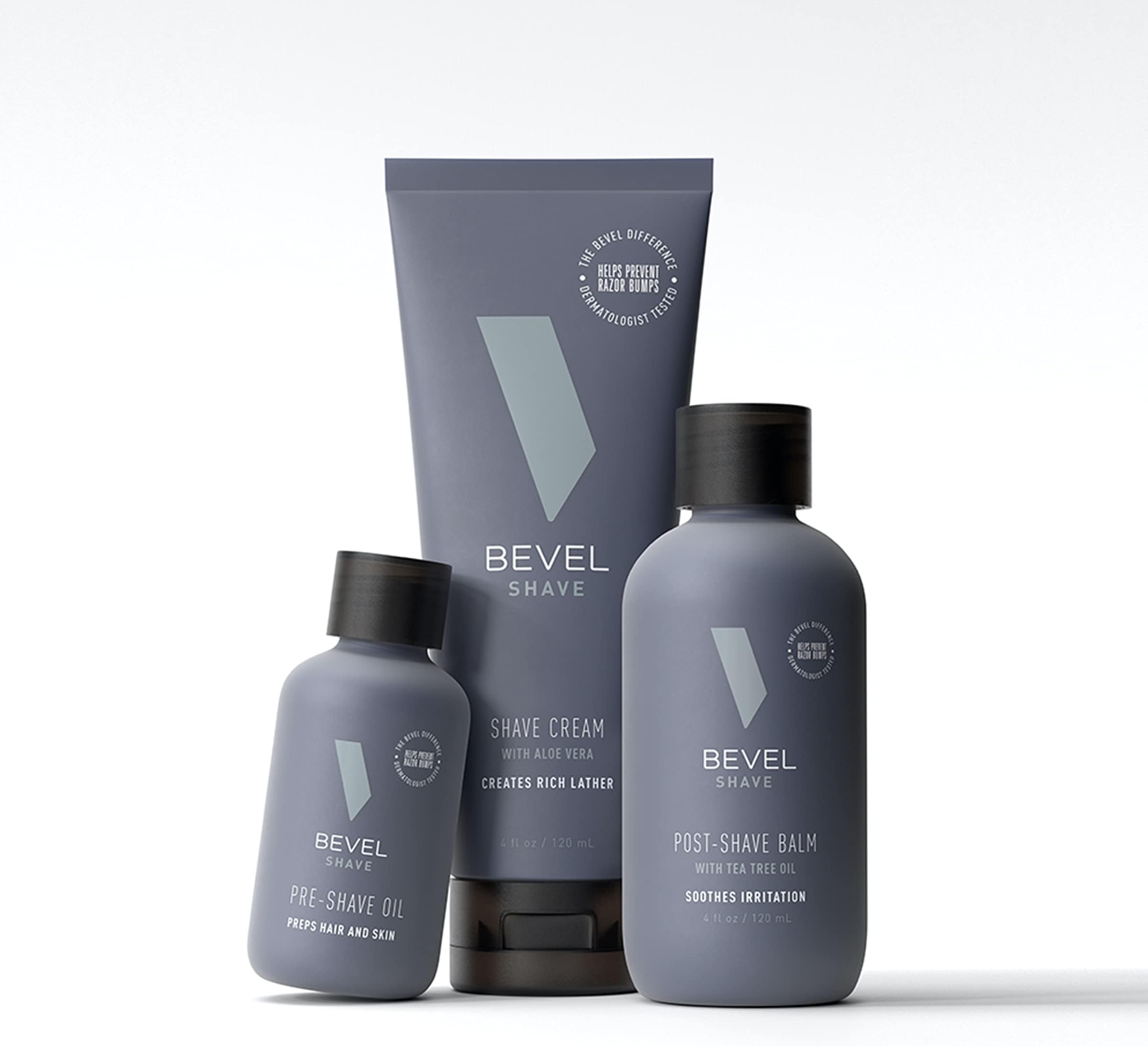 Amazon.com: Bevel Shaving Kit for Men - Includes Pre Shave Oil, Shaving ...