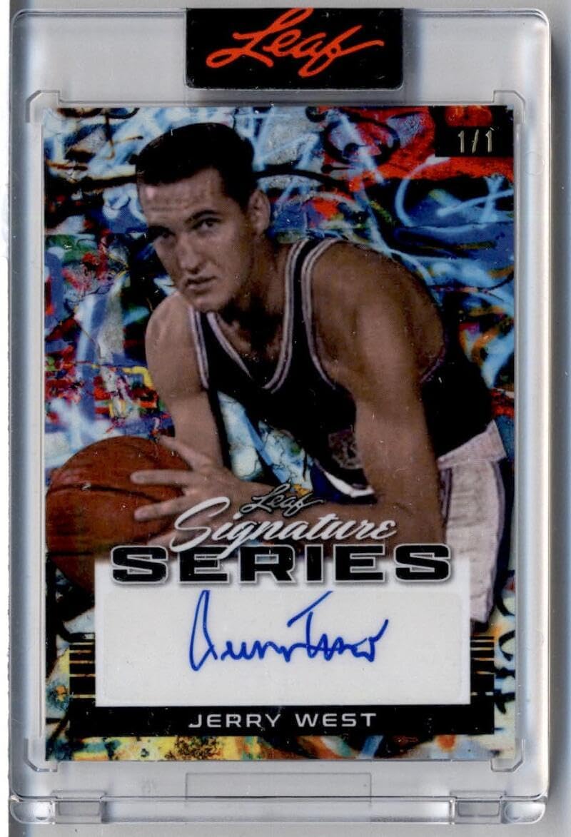 Amazon.com: 2022-23 Leaf Signature Series Autograph #BA-JW3 Jerry West ...