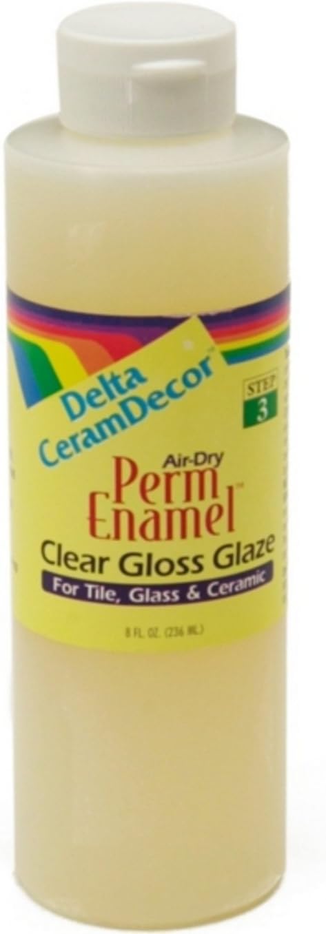 Amazon.com: Delta PermEnamel Clear Glaze-8oz/Gloss : Beauty & Personal Care