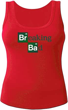 Amazon.com: Breaking Bad logo for Women Printed Tanks Tops Sleeveless T ...
