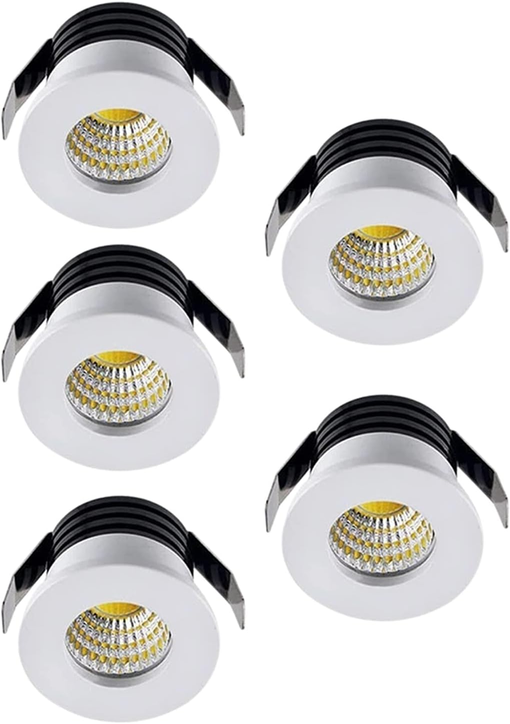 WMLBK Pack of 5 * 3W LED Recessed Ceiling Light Downlights Spotlight ...
