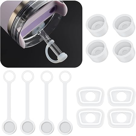 Amazon.com: Premium Silicone Spill Stopper Set for Stanley Cup 1.0 ...