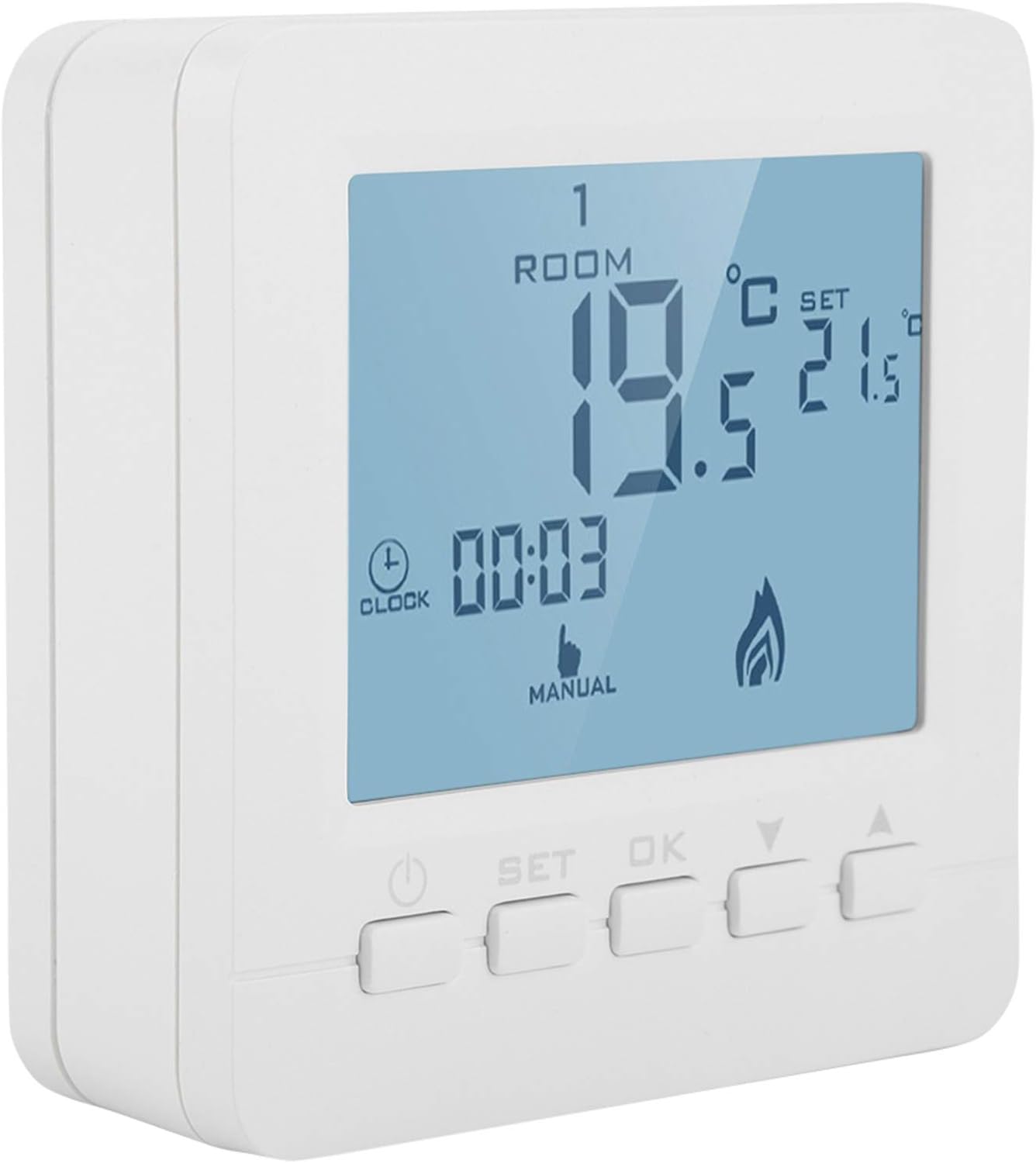 LCD Digital Thermostat, Thermostat Programmable Digital Room ...