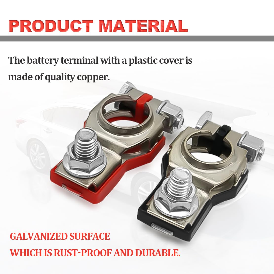 Snapklik.com : Battery Terminal Connectors For Nissan - Positive And ...