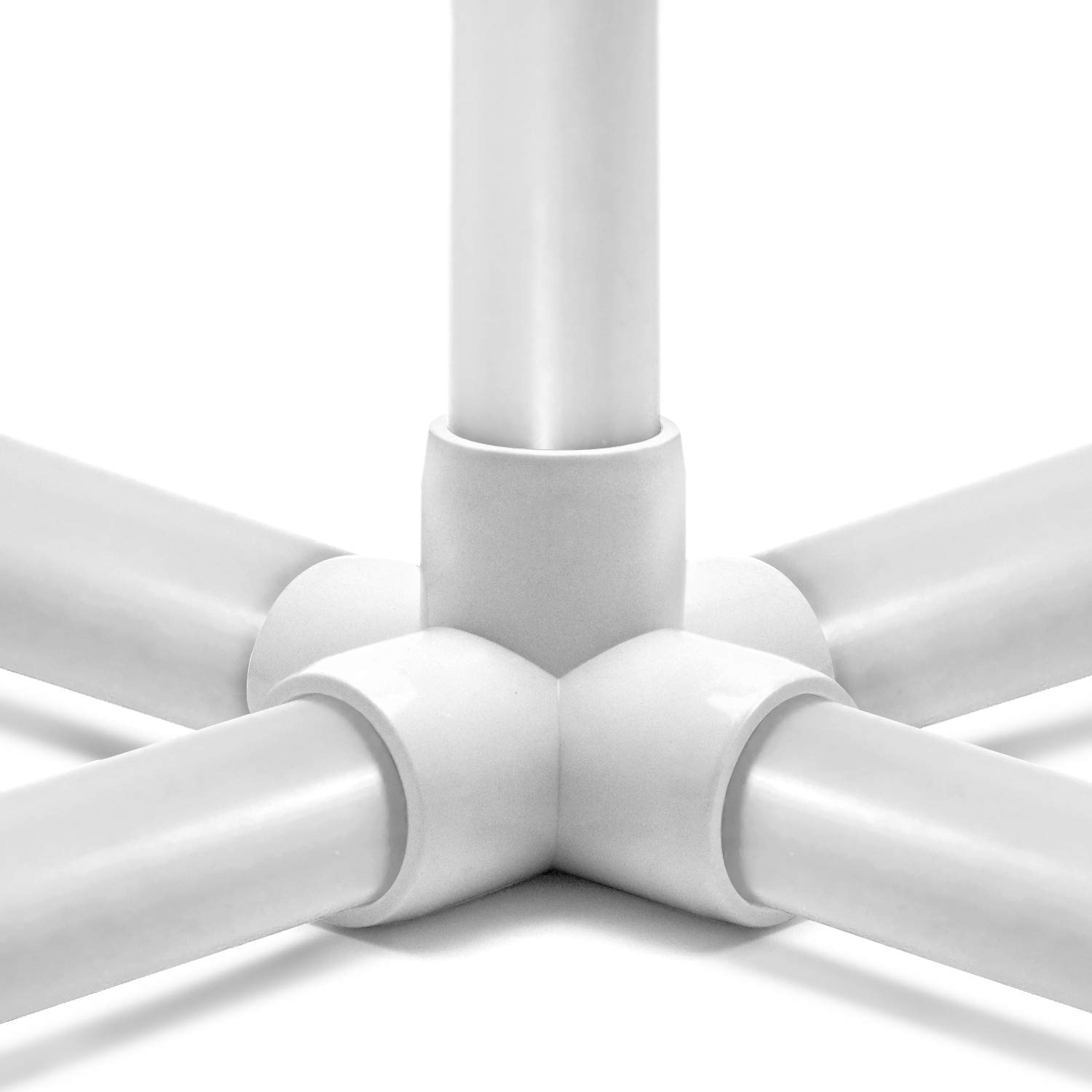 Snapklik.com : 5 Way 1/2" Tee PVC Fitting Elbow,10 Pack PVC Fitting ...