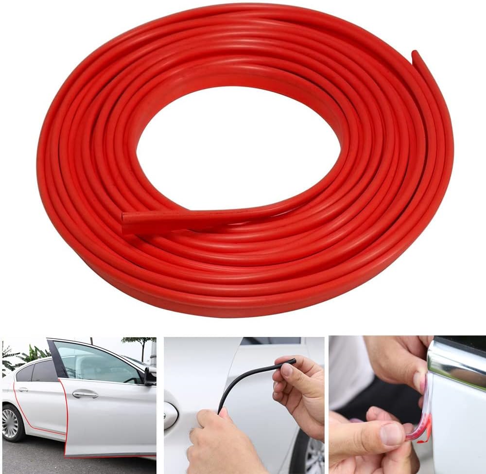 Car edge Protector Strip 5M car edge trim rubber seal protector U ...