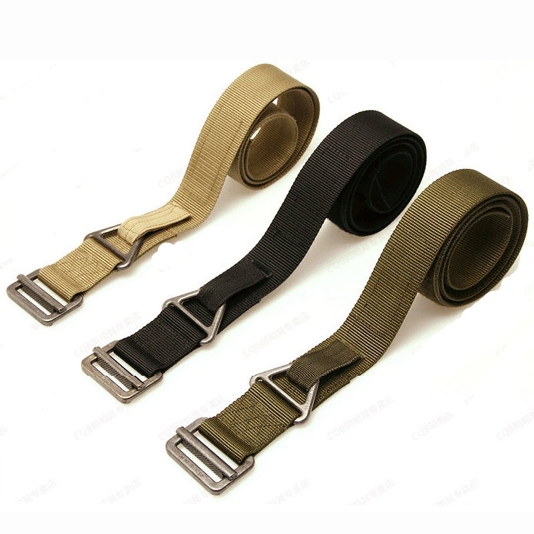 Yohope Military Style Nylon Outdoor Security Combat Velcro Webbing Belt ...
