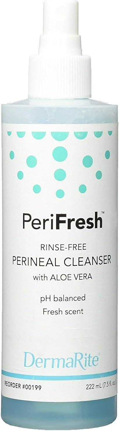Amazon.com : DermaRite PeriFresh Rinse-Free Perineal Cleanser - Aloe ...