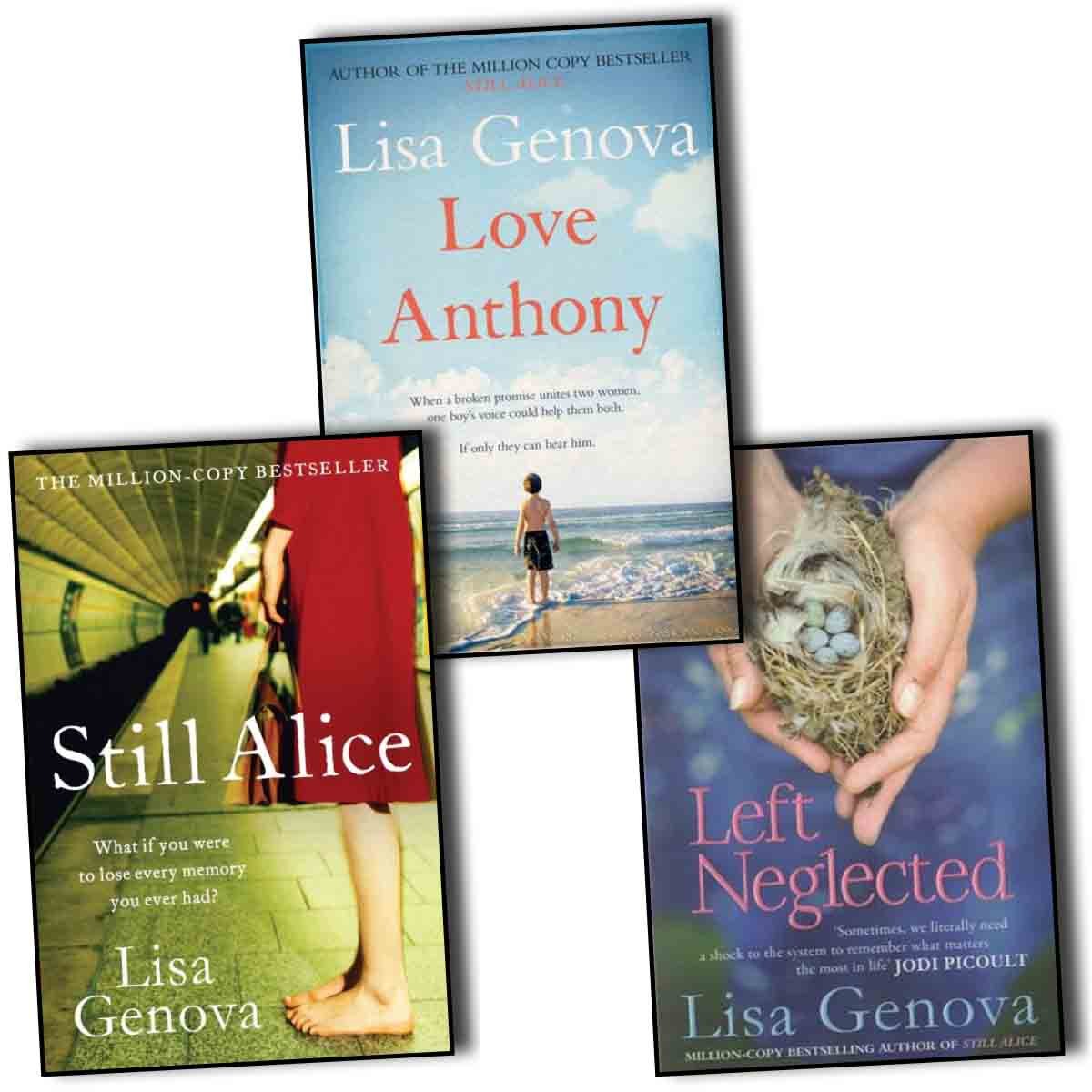 Lisa Genova 3 Books Collection Pack Set (Love Anthony, Still Alice ...