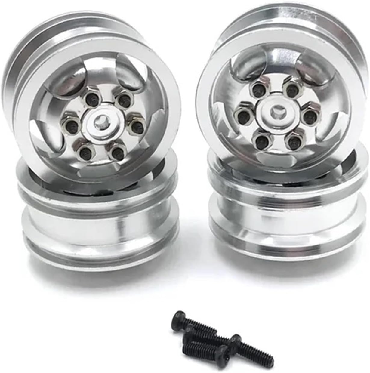 Amazon | RC カー タイヤとホイール ホイール、WPL C14 C24 C34 C44 B14 B24 B16 B36 4WD 用 ...