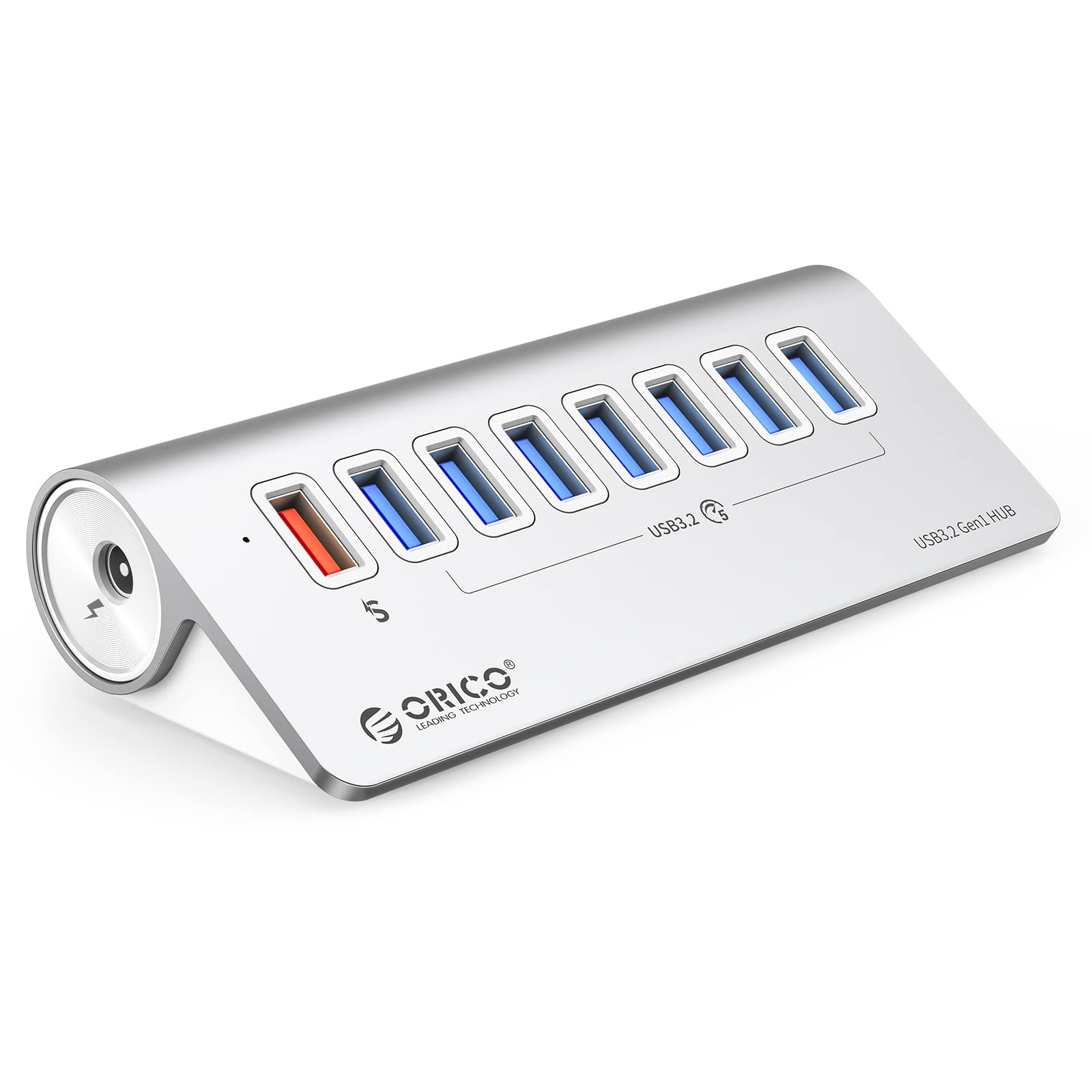 ORICO USB Hub 3.0 Powered 7 Ports Aluminum USB Hub Splitter [5Gbps ...