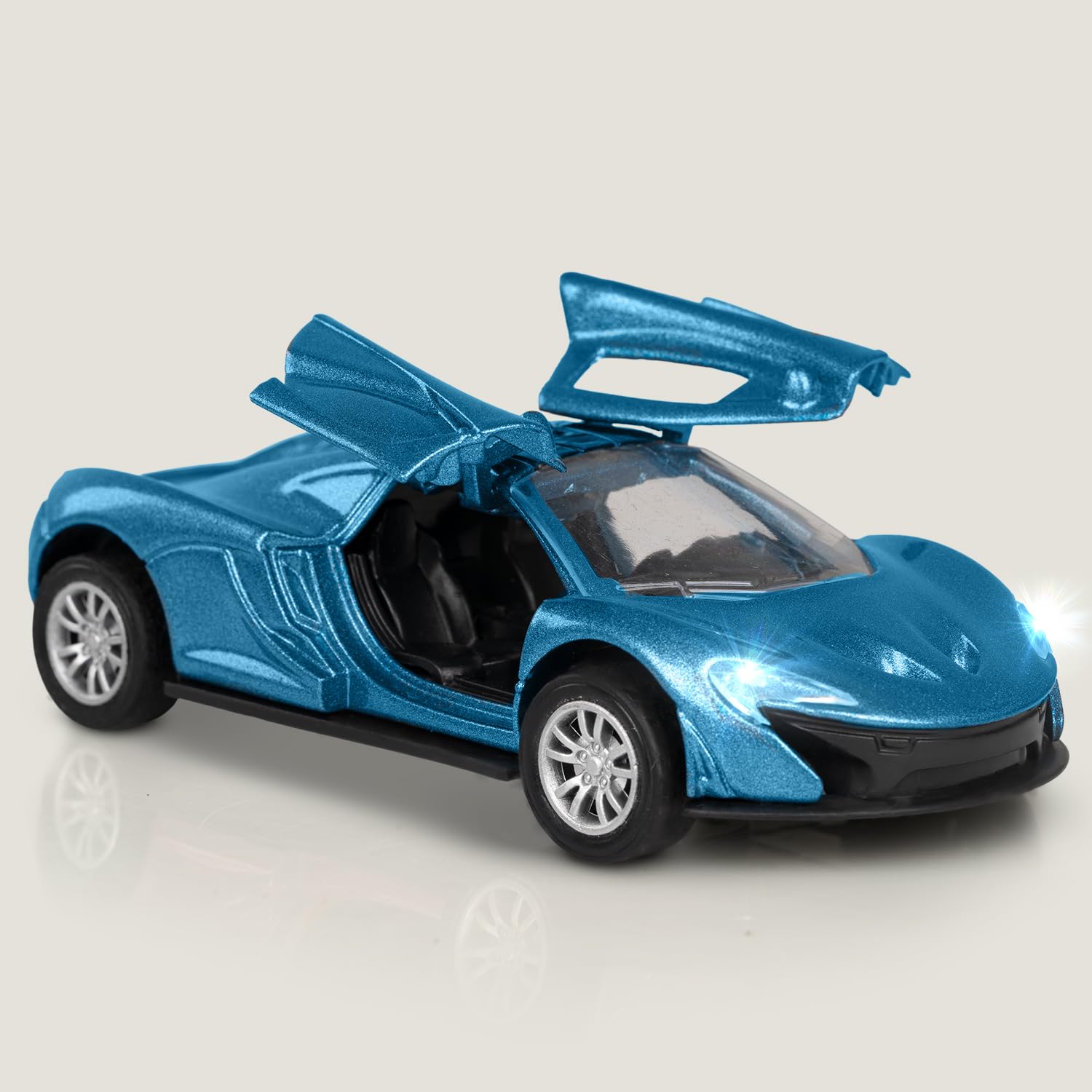 BAYBEE Friction Powered Push & Go Racing Car Toys for Kids, Toy ...