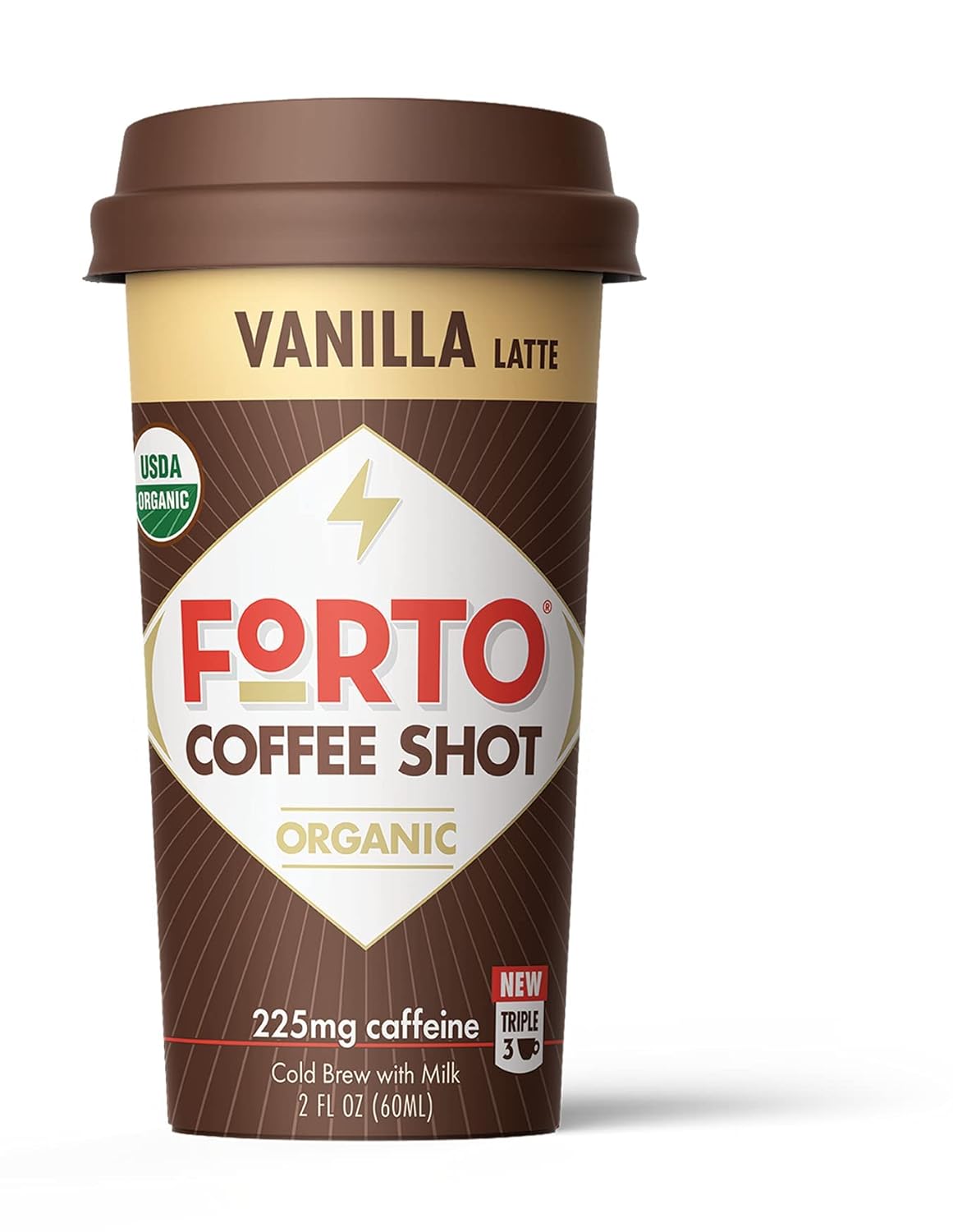 Amazon.com: FORTO Coffee Shots - Vanilla Latte, Ready-to-Drink on the ...