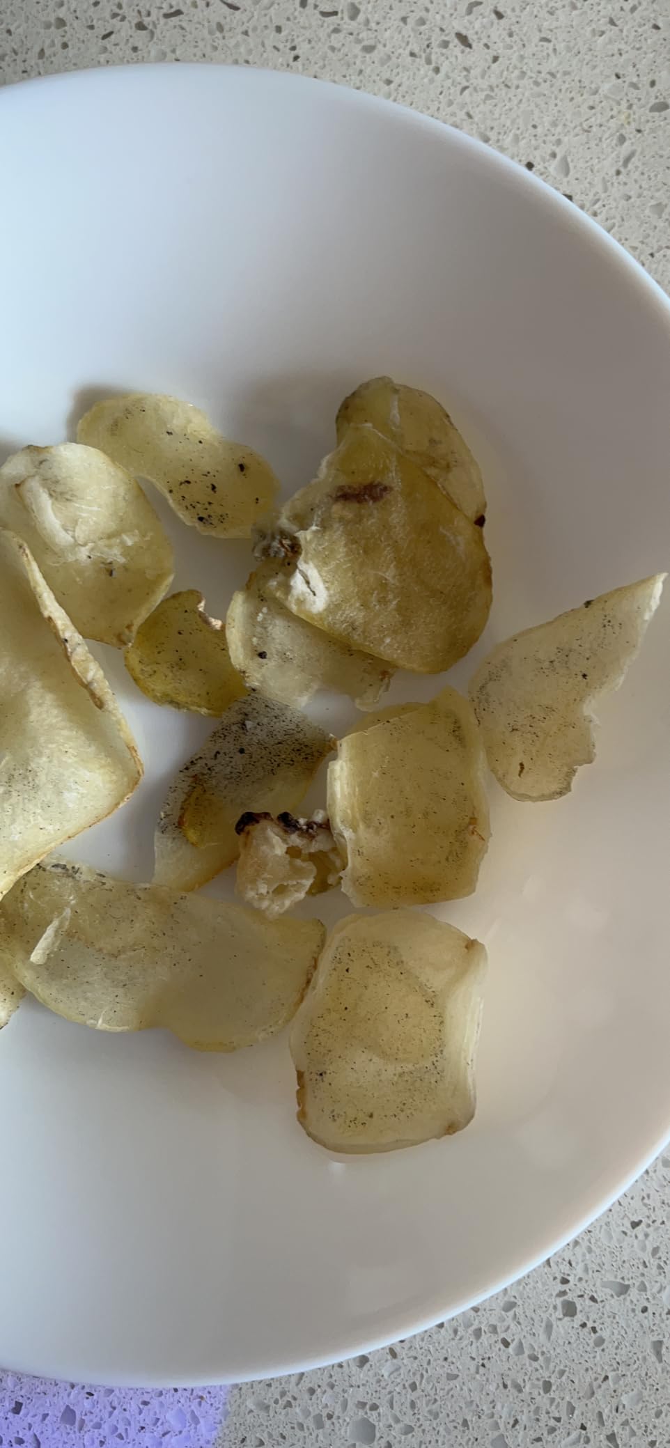 Hit Bite Ready to Fry Raw Potato Chips Homemade, Falahari Aaloo Chips ...