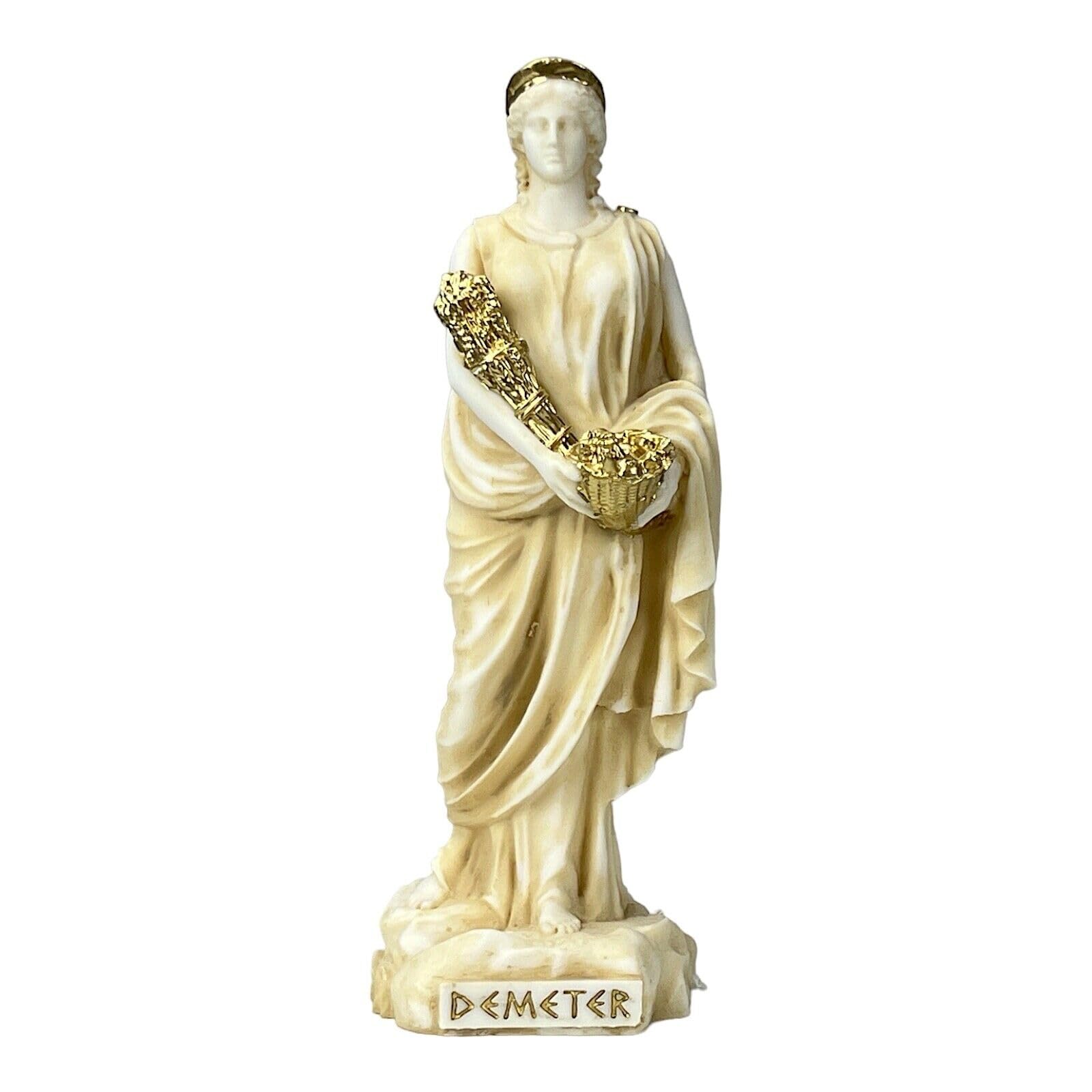 Amazon.com: Demeter Ceres Goddess Mother of Nature Greek Statue ...