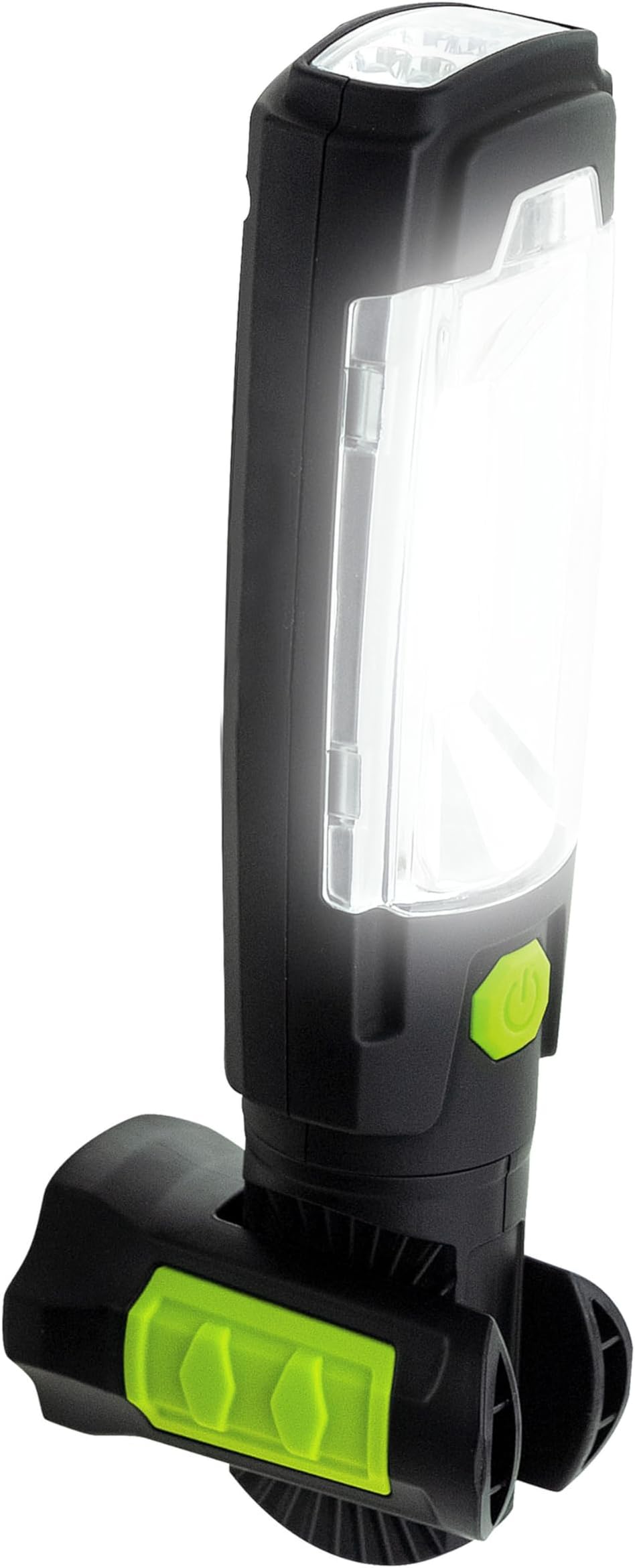 Luceco LED Swivel Torch Light with USB Power Bank and Hook, 2 Light ...