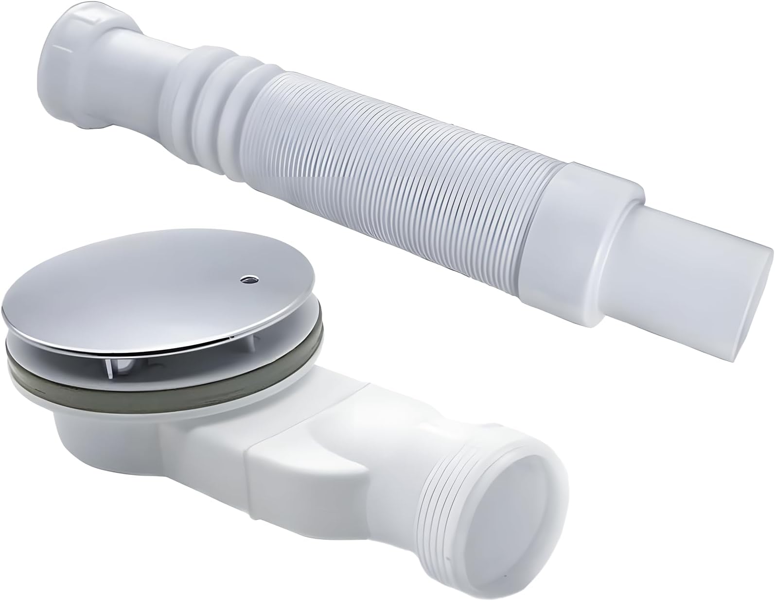 iYueMps 90mm Fast Flow Shower Tray Waste Trap Drain Set Shower Drain ...