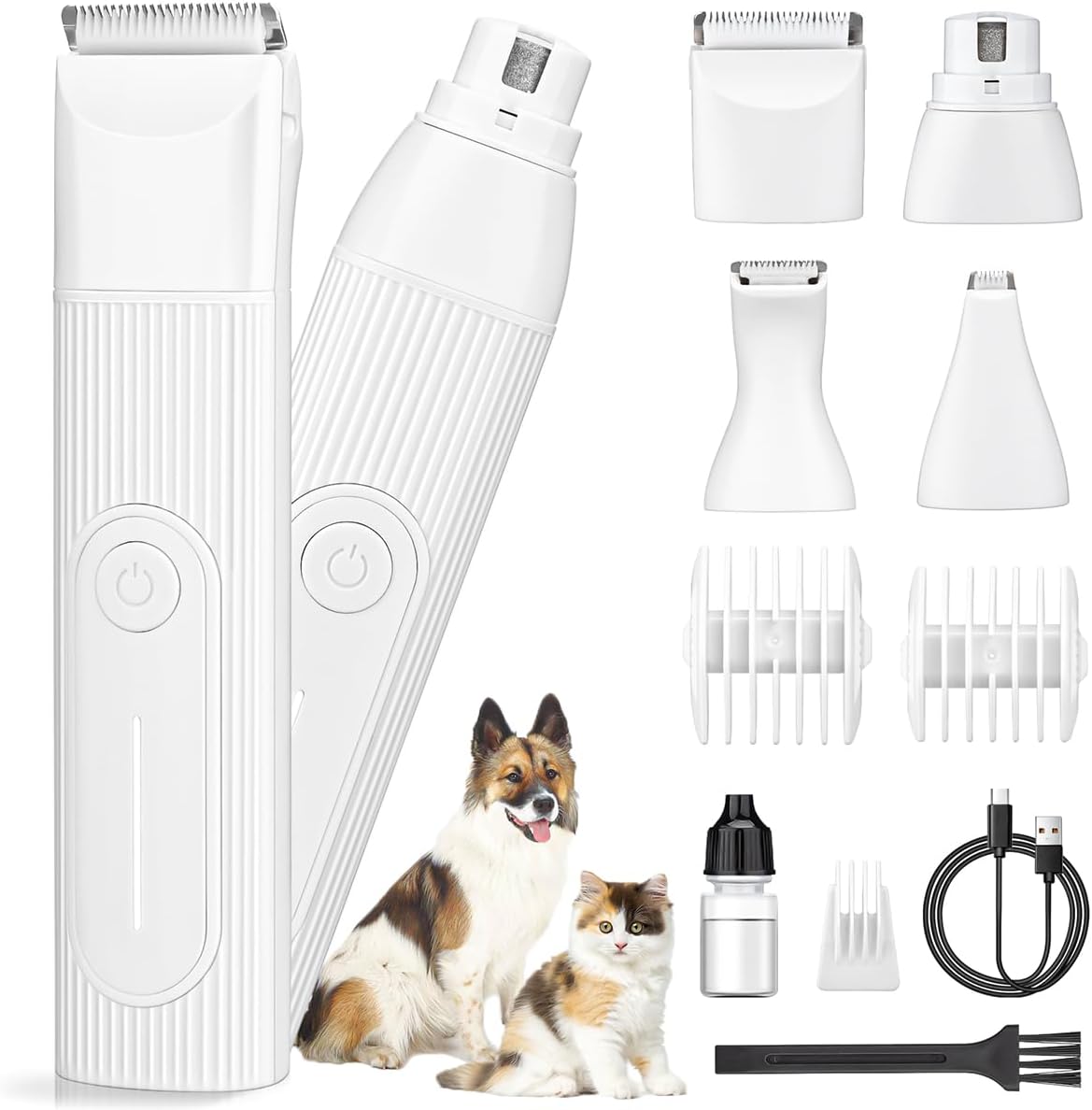 Amazon.com: DEMKICO Dog Clippers for Grooming, Dog Paw Trimmer, Dog ...
