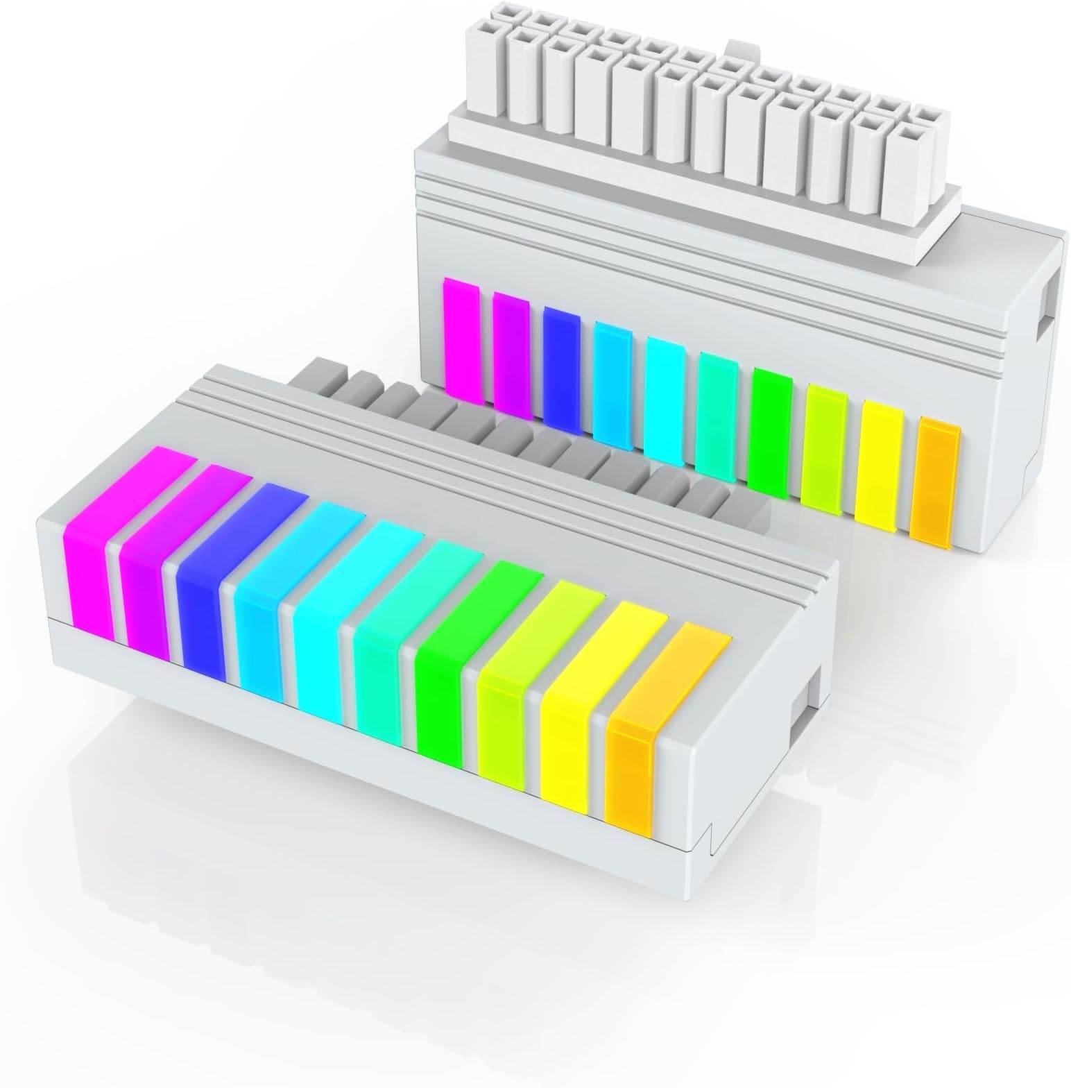 Amazon.com: ATX 24 Pin 90 Degree Adapter, 5V 3PIN ARGB RGB 24Pin Right ...