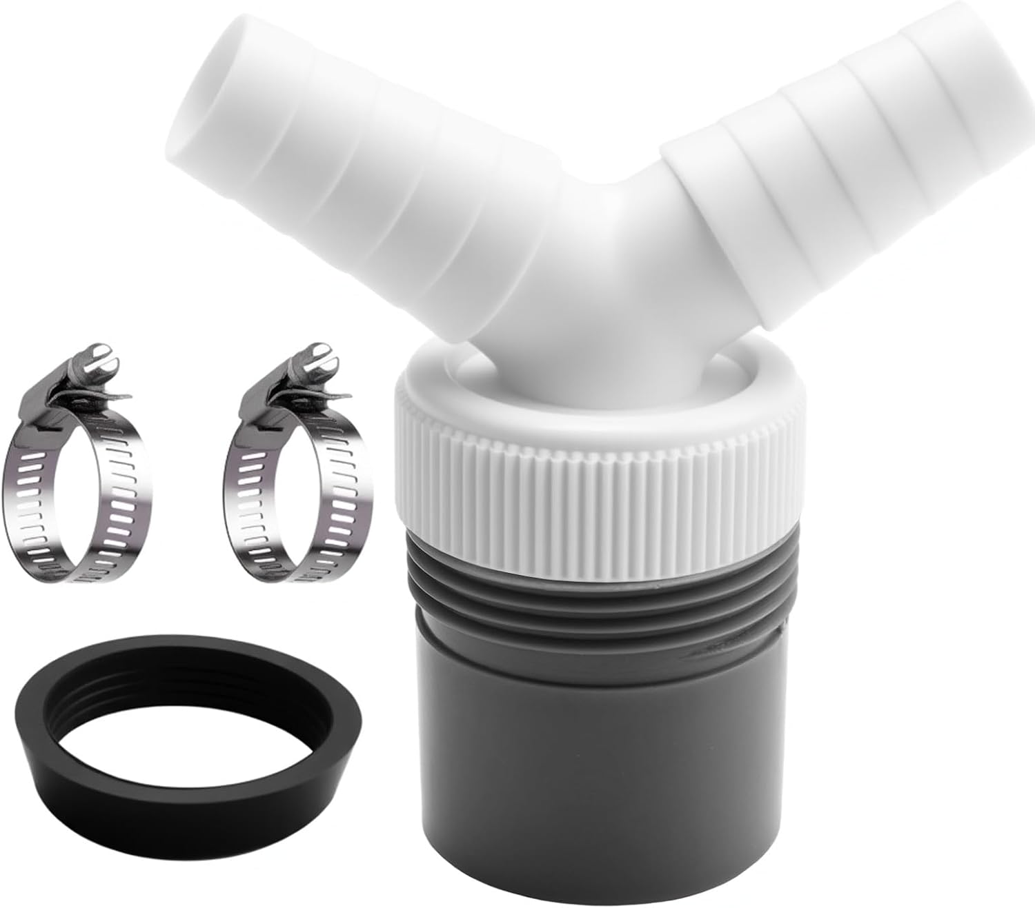 Drain Y Connection Adaptor for Dishwasher and Washing Machine,0.75"-0. ...