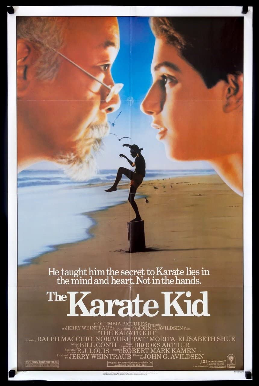 Karate Kid 1984 Poster The Karate Kid (1984) Movie Cover