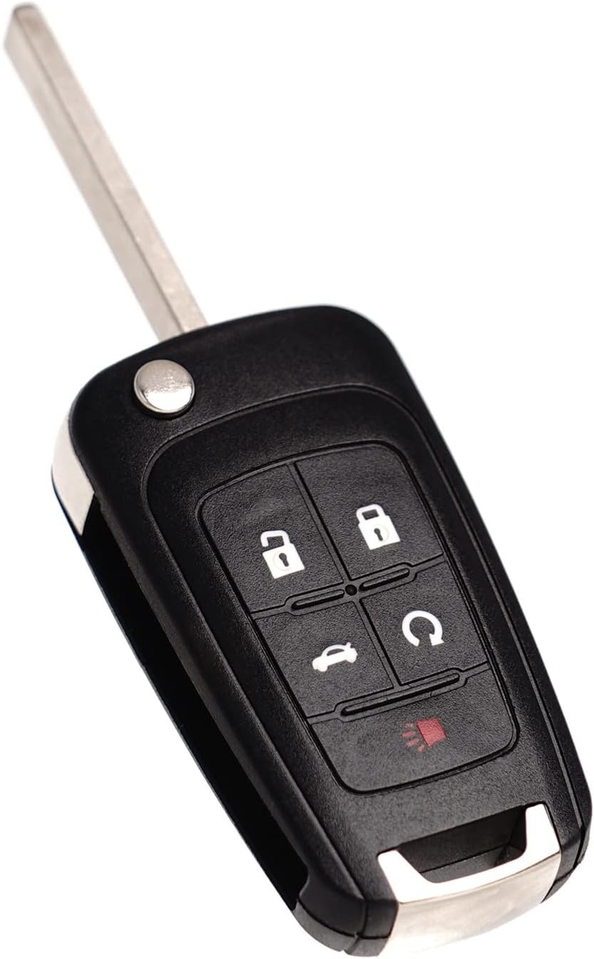 Remote Flip Key Fob Replacement Fits for Chevy Cruze Equinox Camaro ...